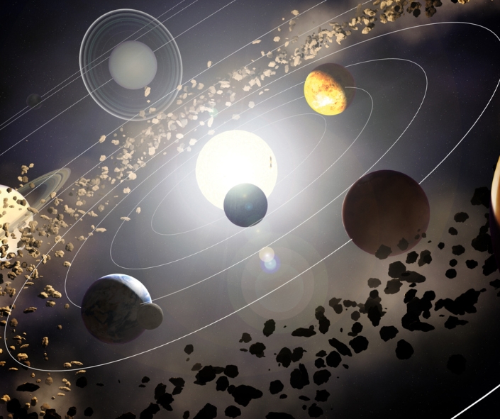 The moons of our solar system - Calendario Lunar